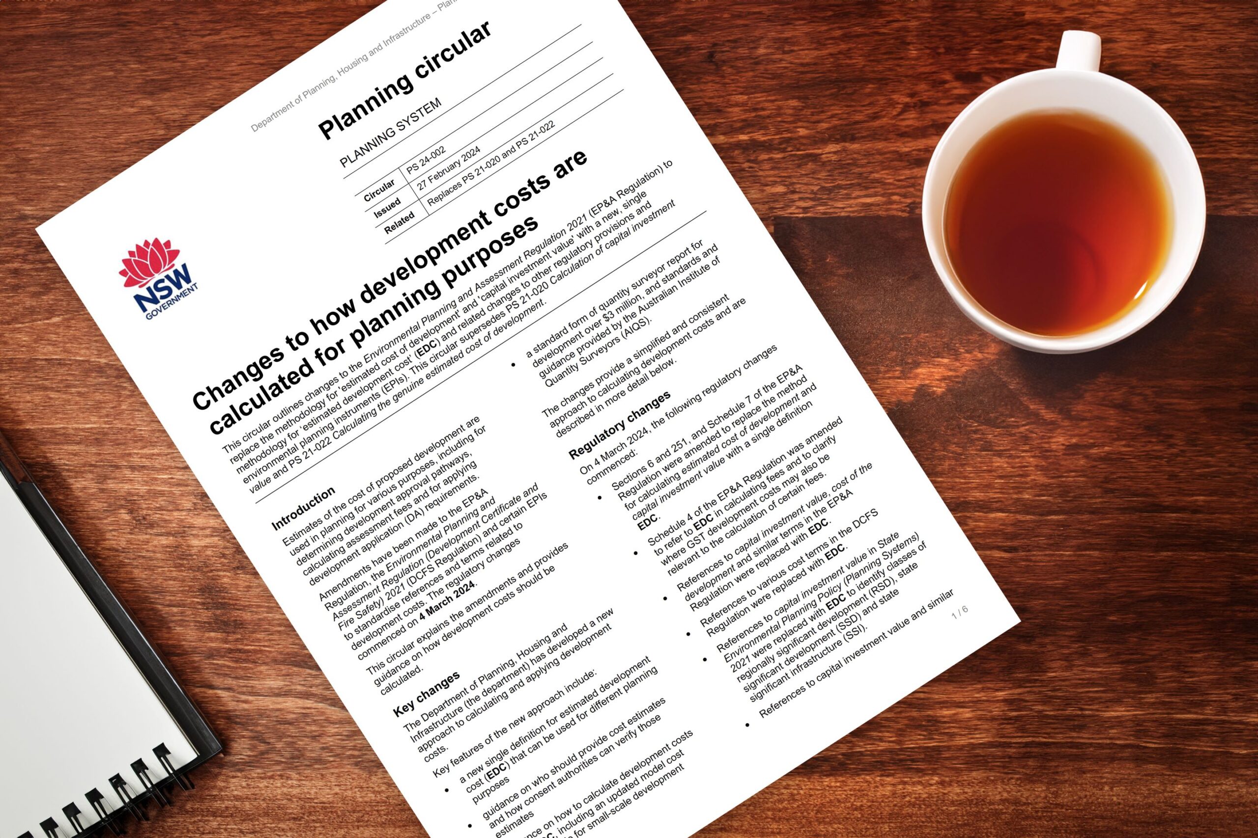 NSW Estimated Development Cost (EDC) - Mitchell Brandtman